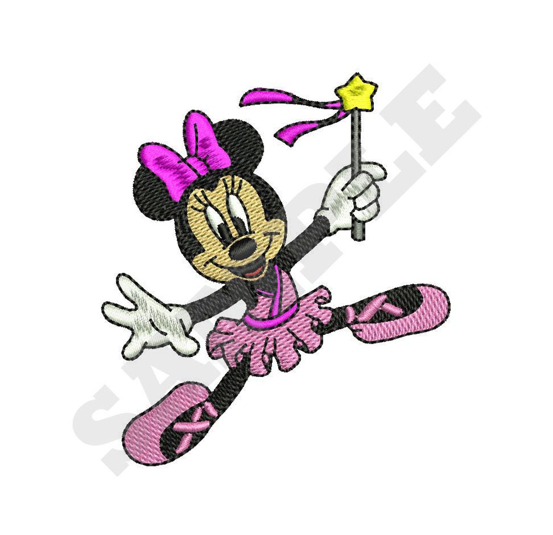 Minnie Mouse Machine Embroidery Design - Etsy