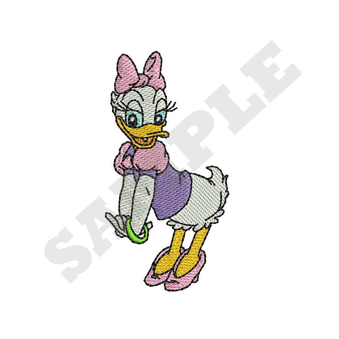 Daisy Duck Machine Embroidery Design - Etsy