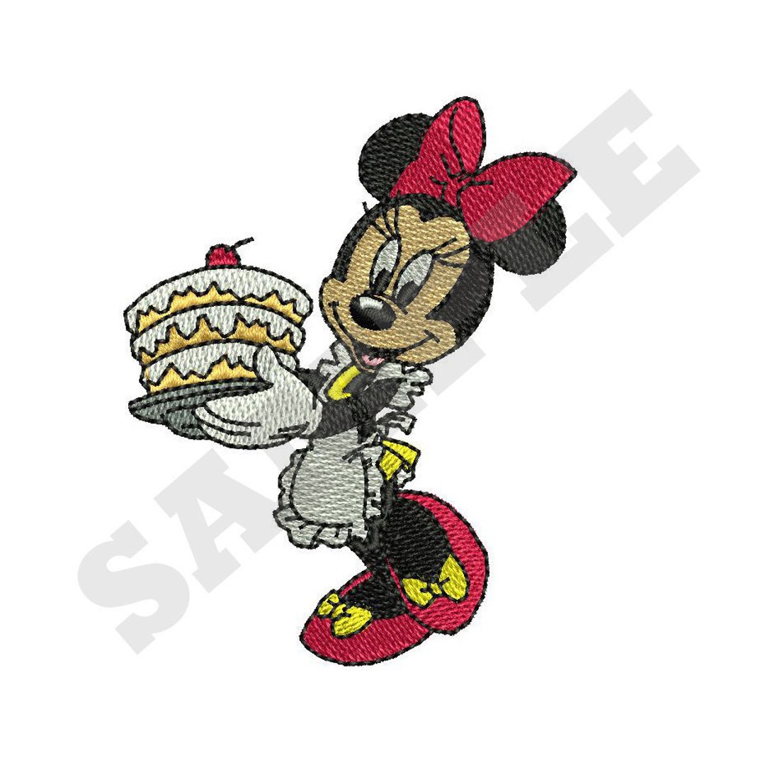 Minnie Mouse Machine Embroidery Design - Etsy