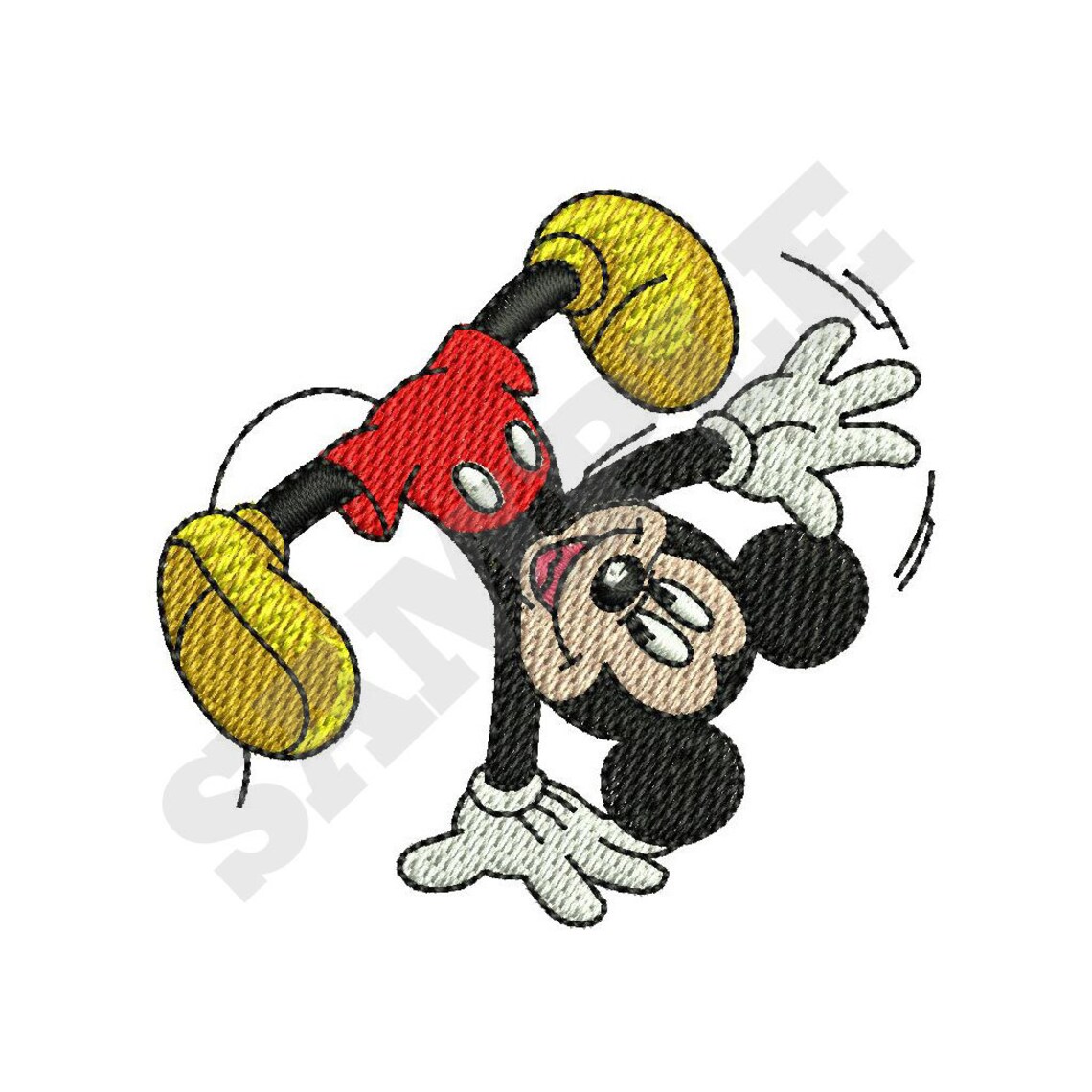 Mickey Mouse Machine Embroidery Design - Etsy