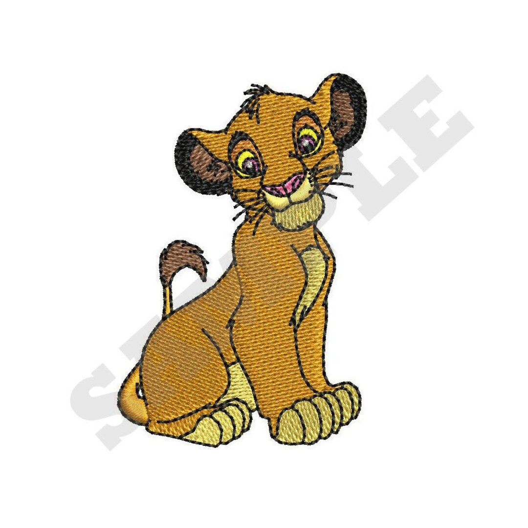 Lion King Machine Embroidery Design - Etsy UK
