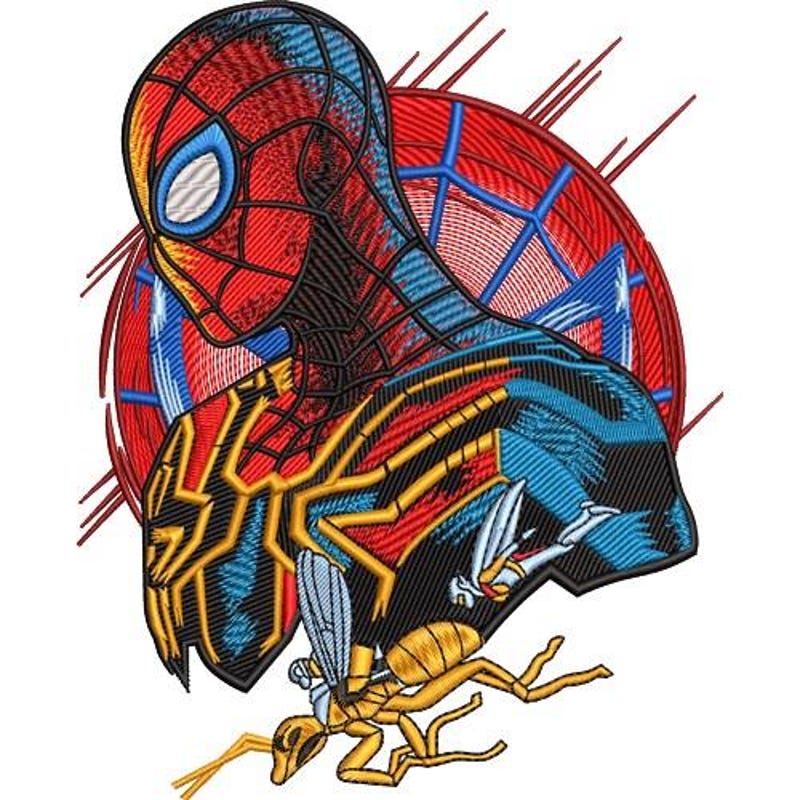 Spiderman Embroidery - Etsy