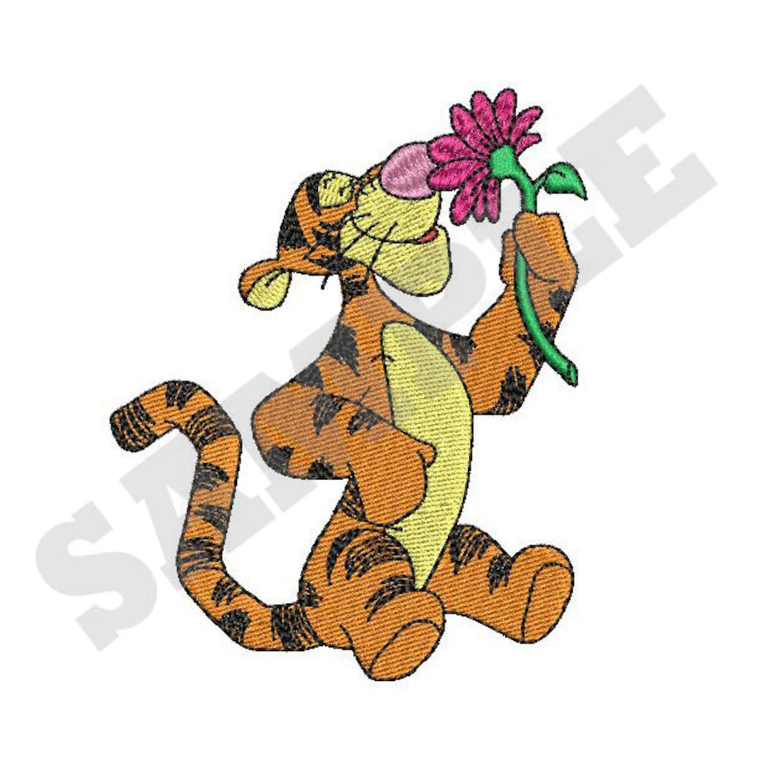 Tigger Machine Embroidery Design - Etsy