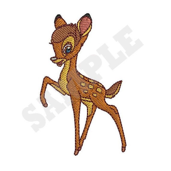 Bambi Machine Embroidery Design | Etsy