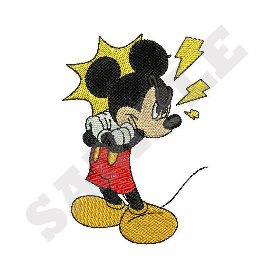 Mickey Mouse Angry
