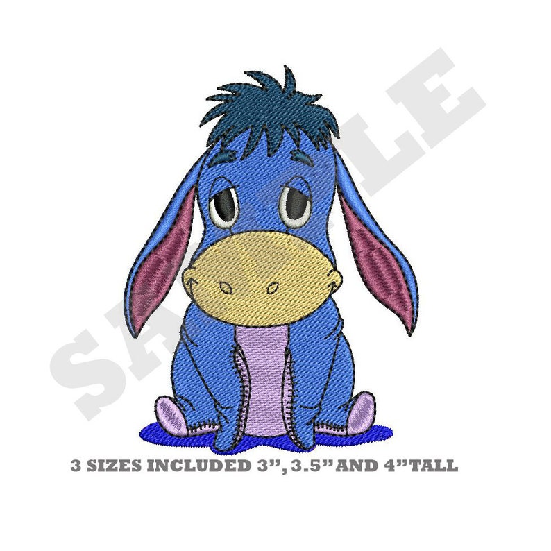 Baby Eeyore Machine Embroidery Designs - Etsy Ireland