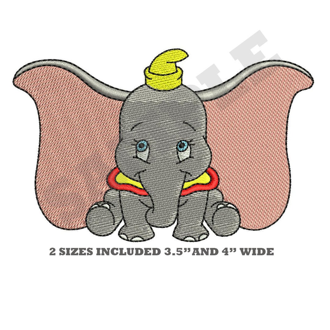 Dumbo Machine Embroidery Design - Etsy Australia