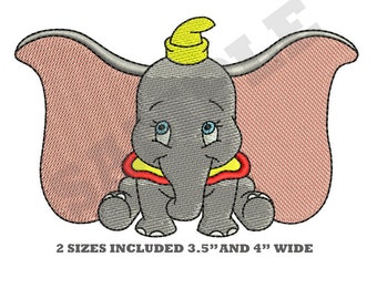 Dumbo Machine Embroidery Design | Etsy