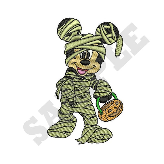 Mummy Mickey Machine Embroidery Design - Etsy