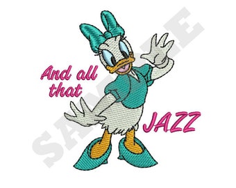 Daisy Duck Sketch Autograph Combo Digital Embroidery Machine Design ...
