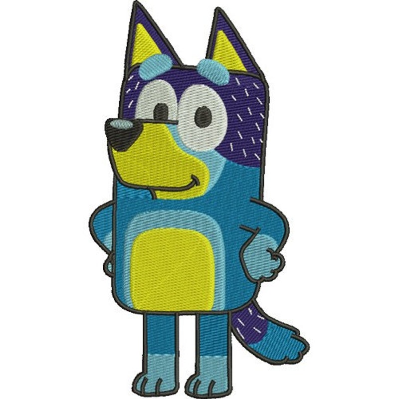 Bluey Machine Embroidery Designs - Etsy