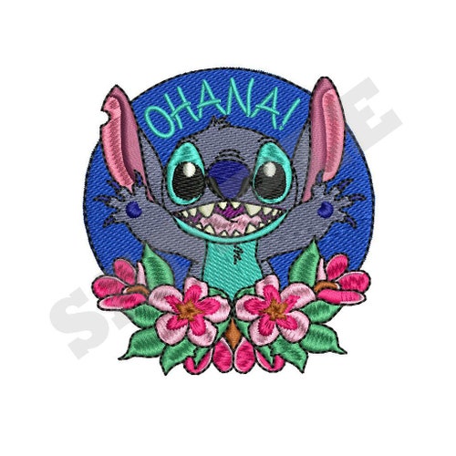 Lilo and Stitch Machine Embroidery Design. Multiple Sizes - Etsy UK