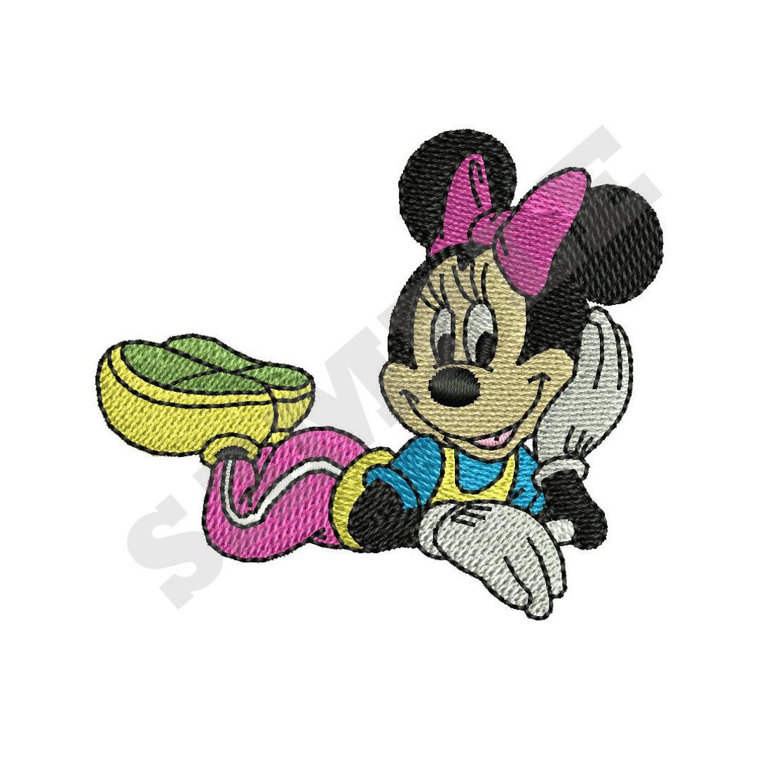 Minnie Mouse Machine Embroidery Design - Etsy