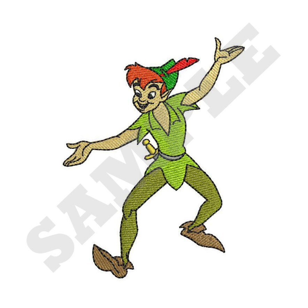 Peter Pan Machine Embroidery Design - Etsy