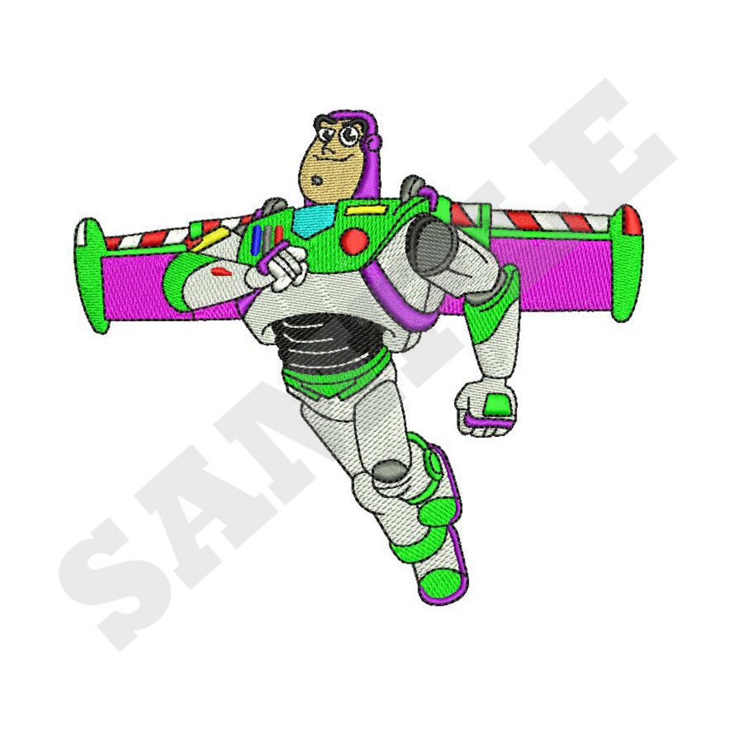 Buzz Lightyear Machine Embroidery Design - Etsy Australia