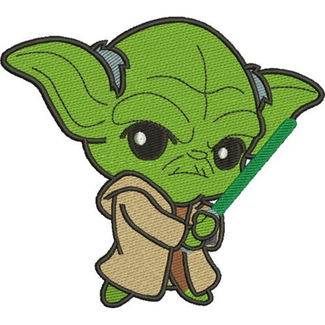 Star Wars Yoda Machine Embroidery Design, Disney Character Design ...