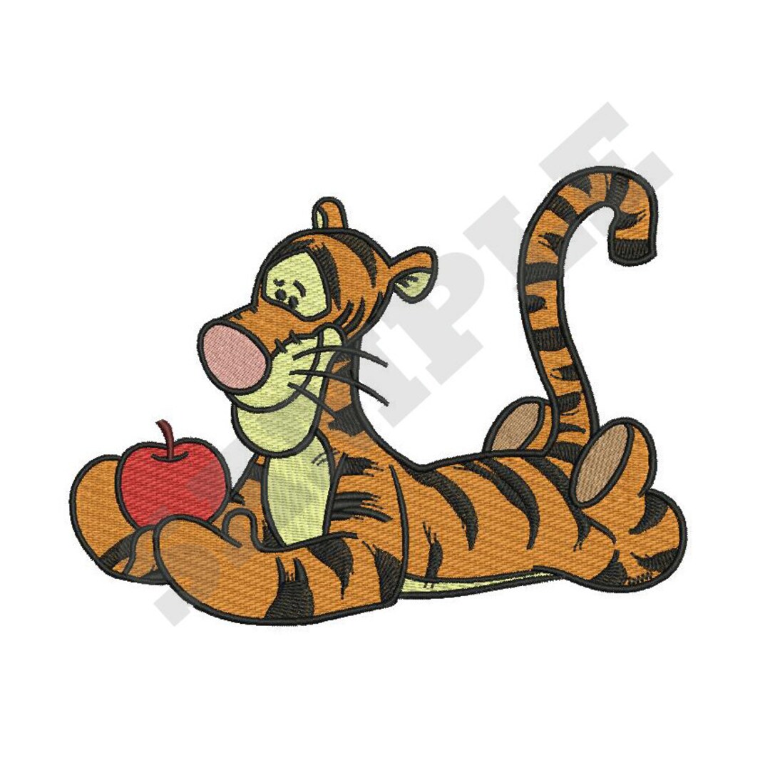 Large Tigger Machine Embroidery Design - Etsy Australia