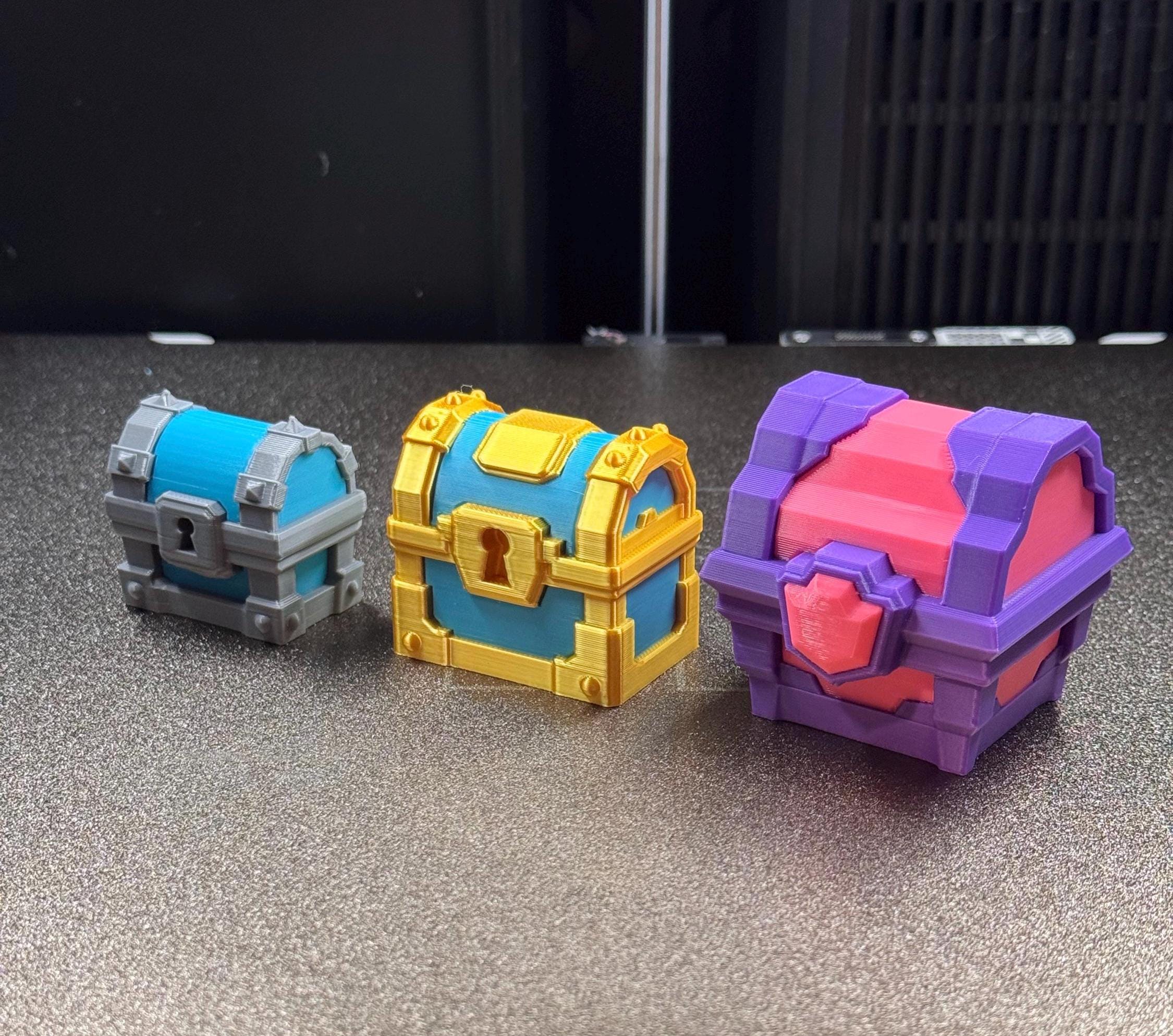 3D Printed Gamer Chest Decor – Mobile Gaming, Gift for Boyfriend, Cake ...