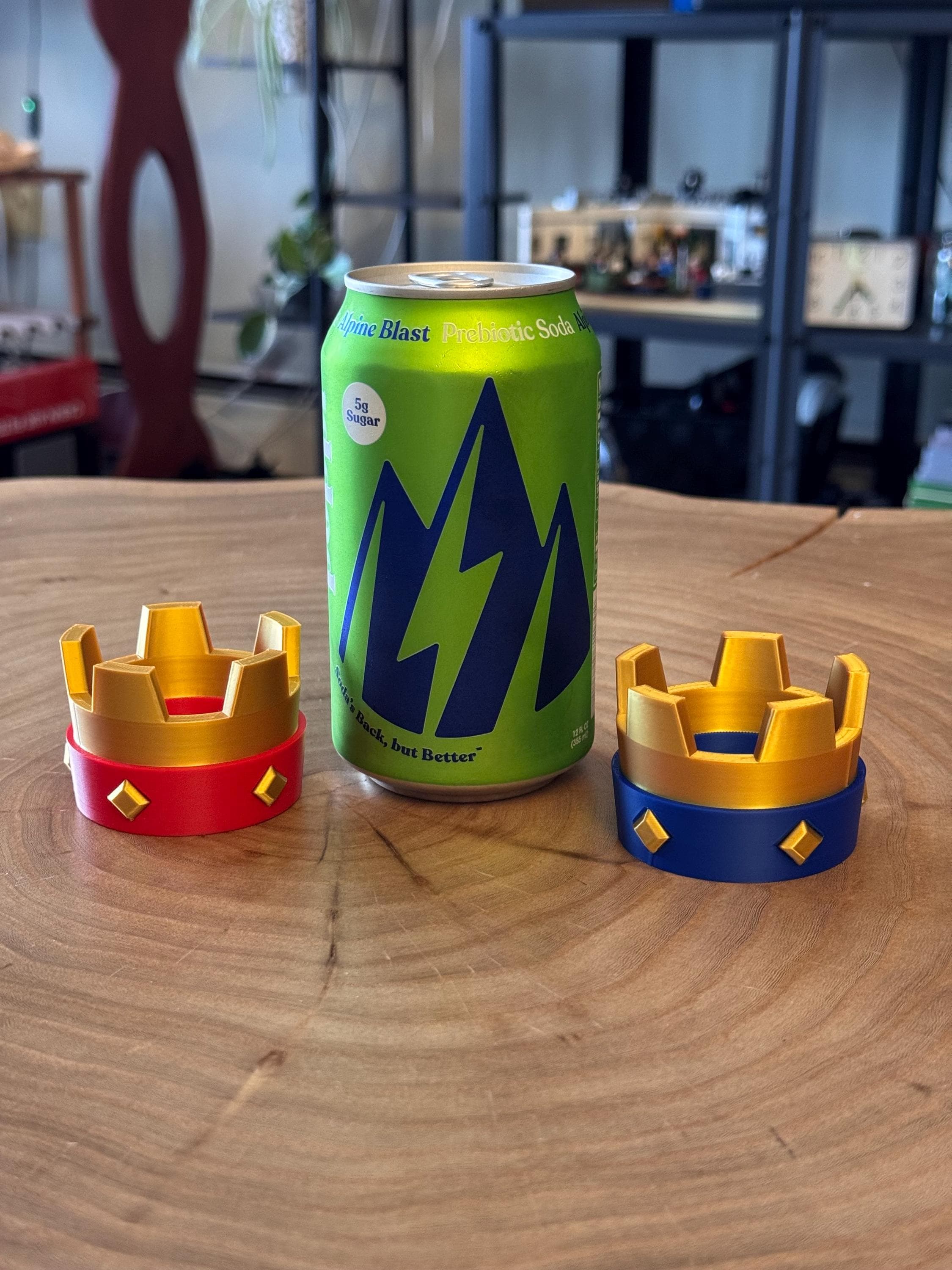 3D Printed Royale Battle Clash Crown - Gamer Decor Cake Topper Gift - Etsy