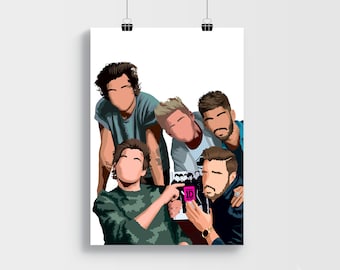 One Direction Art Print | Etsy