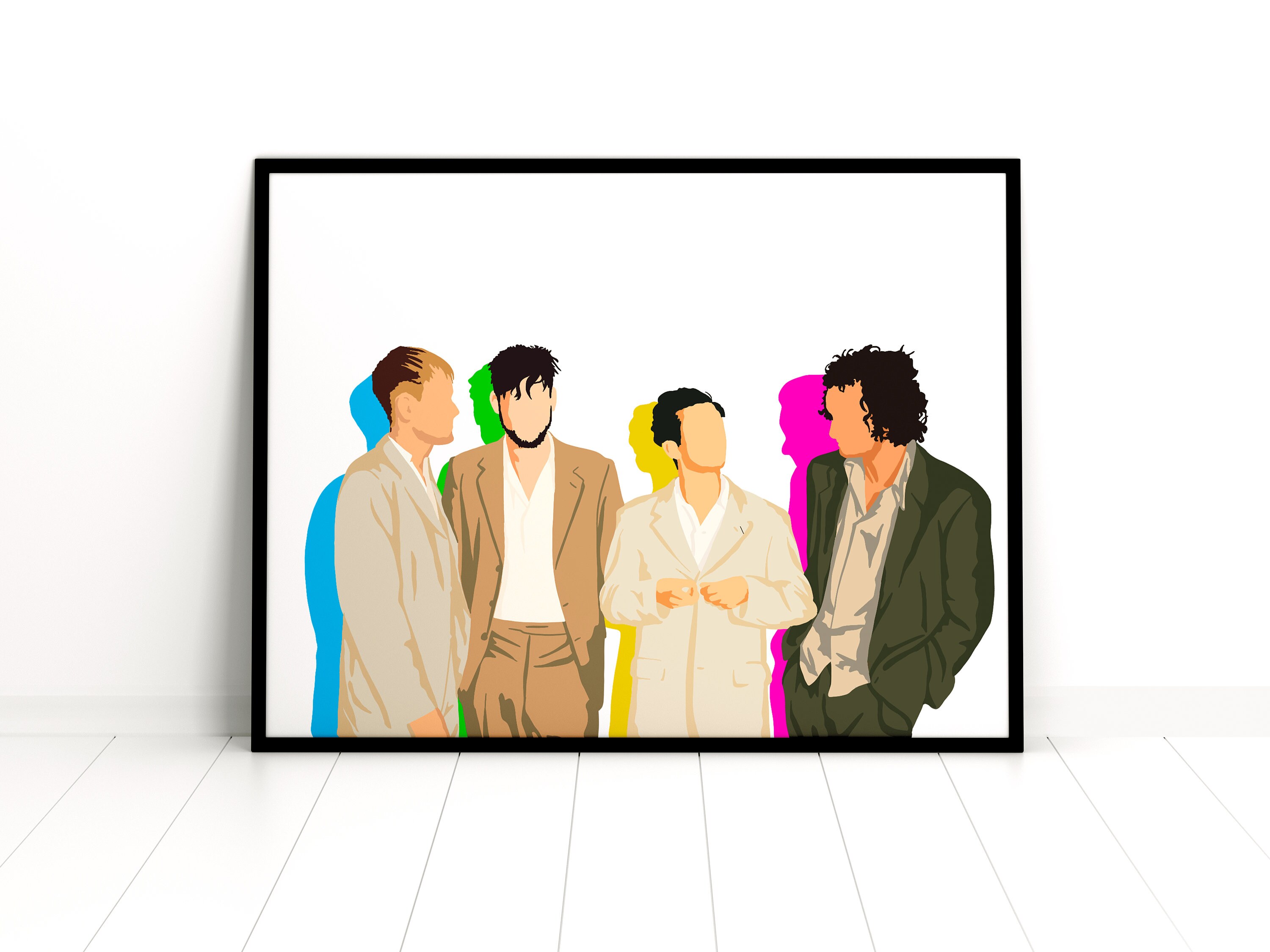 The 1975 Inspired Art Print - Etsy UK