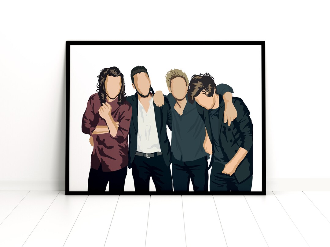 One Direction Inspired Art Print - Etsy