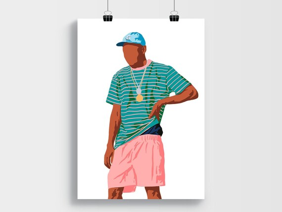 Tyler the Creator Inspired Art Print | Etsy
