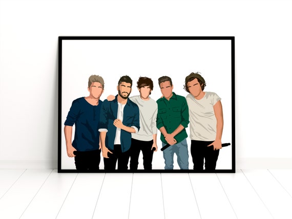 One Direction Inspired Art Print | Etsy