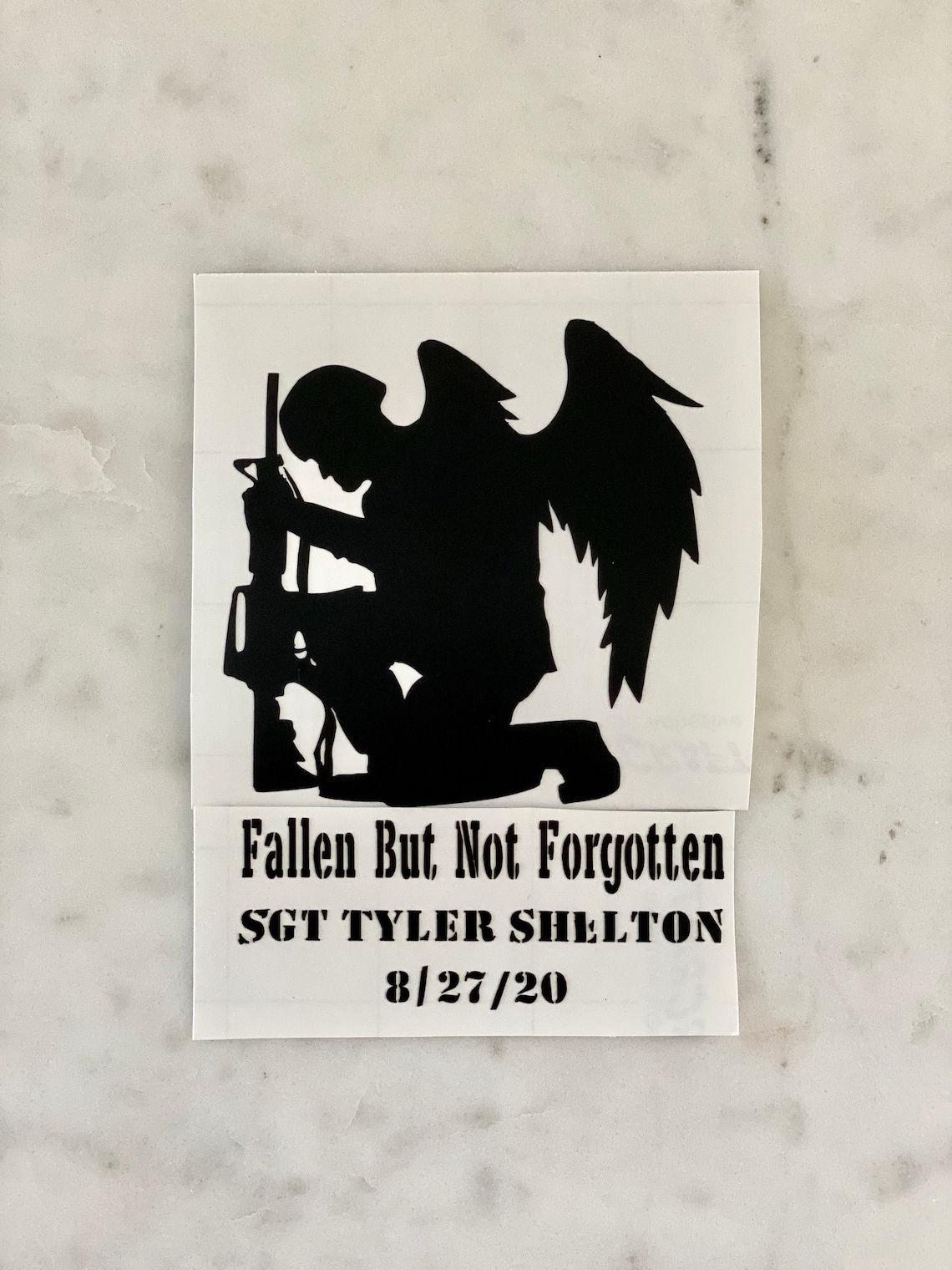 Fallen but Not Forgotten Military Rank and Name With Dates Personalized ...