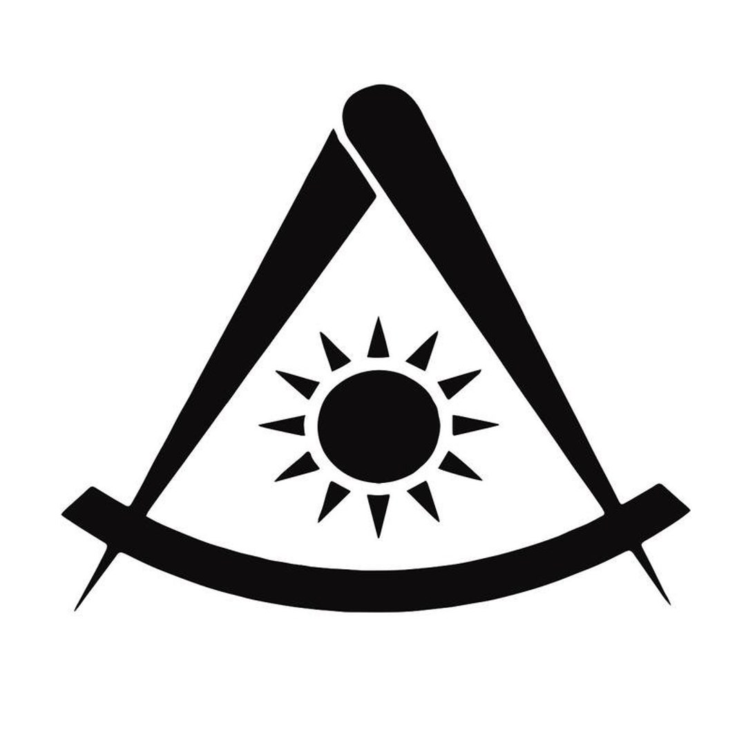 Simple Past Master Masonic Vinyl Decal - Choose Your Color and Size ...
