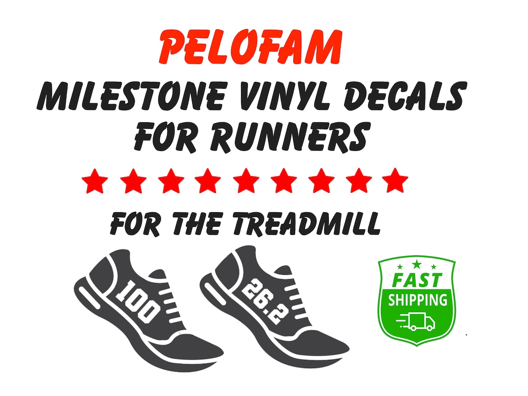 Milestones Decals for Runners | Marathon Vinyl Decal | Treadmill ...