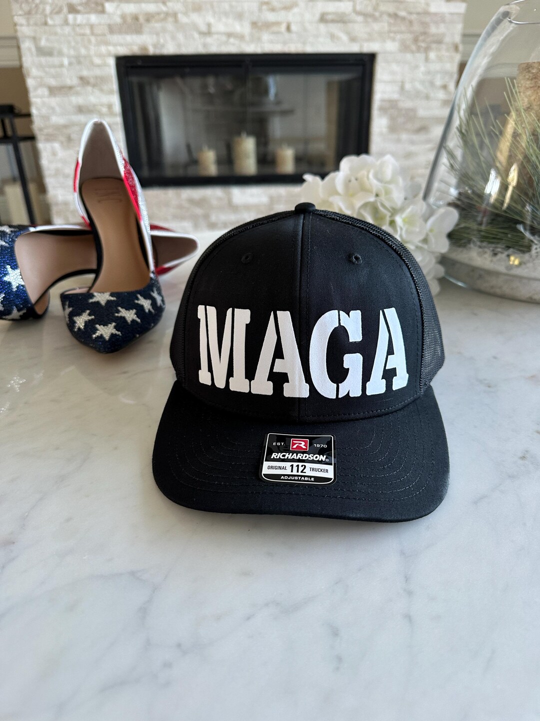 Custom MAGA Trucker Hat: Richardson 112 Fitted Snapback - Etsy