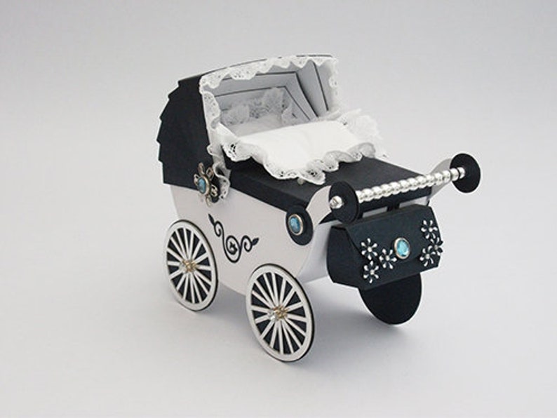 Serendipity 3D Pram Template Trio Includes Stroller and Accessory 3D ...