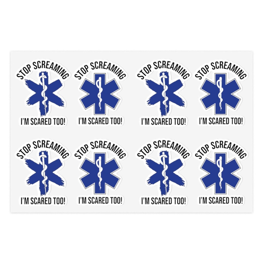 Stop Screaming I'm Scared Too! | EMS Vinyl Stickers Decal, Gifts for ...