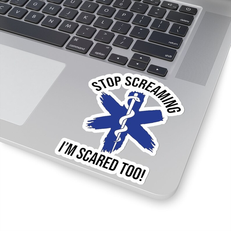 Stop Screaming I'm Scared Too EMS Stickers Gifts for - Etsy