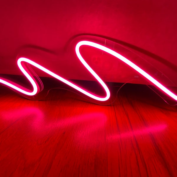 Led Wave Neon Light - Etsy