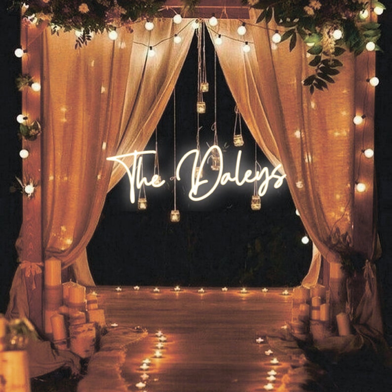 Neon Custom Sign Wedding Decoration - Etsy