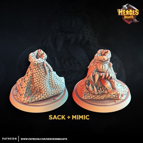 Sideboard Mimic Miniature for D&D Dungeons and Dragons - Etsy