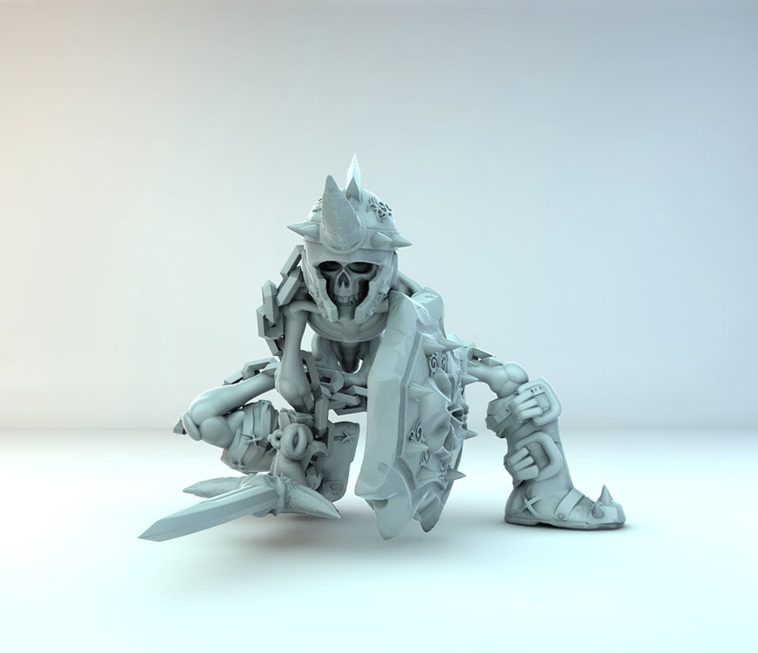 Skeleton Crouching Perfect for D&D Dungeons and Dragons - Etsy