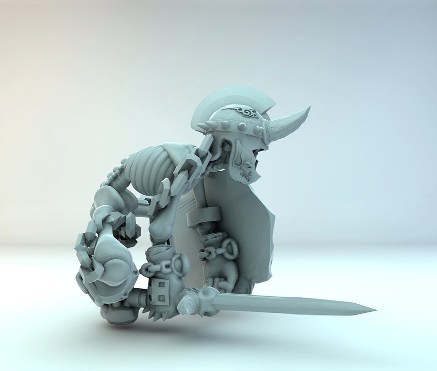 Skeleton Crouching Perfect for D&D Dungeons and Dragons - Etsy