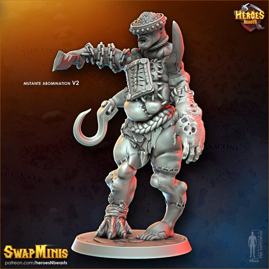 Abomination V2 • Digital Stl for 3d Printing• D&D Dungeons and Dragons ...