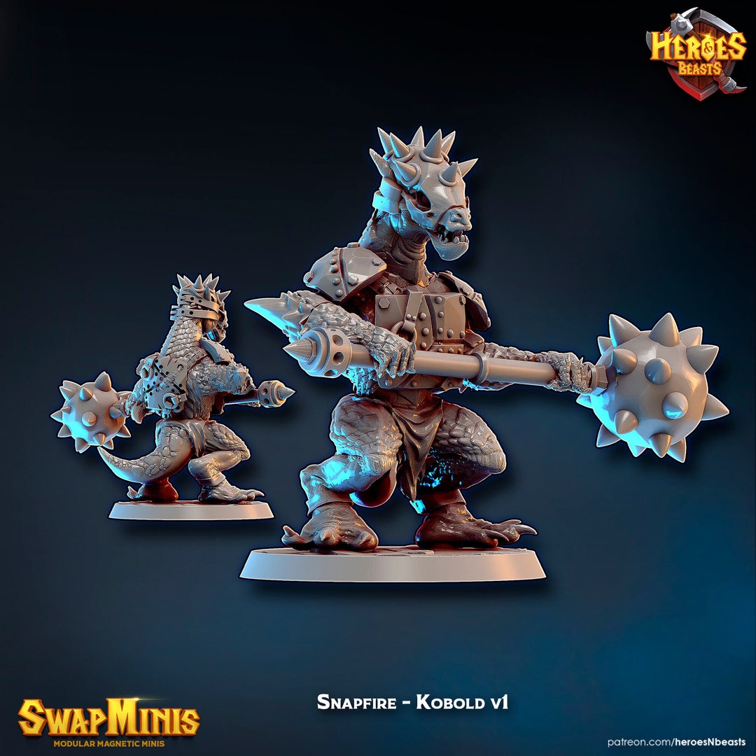 Kobold Miniature V1 • Digital Stl for 3d Printing• D&D Dungeons and ...