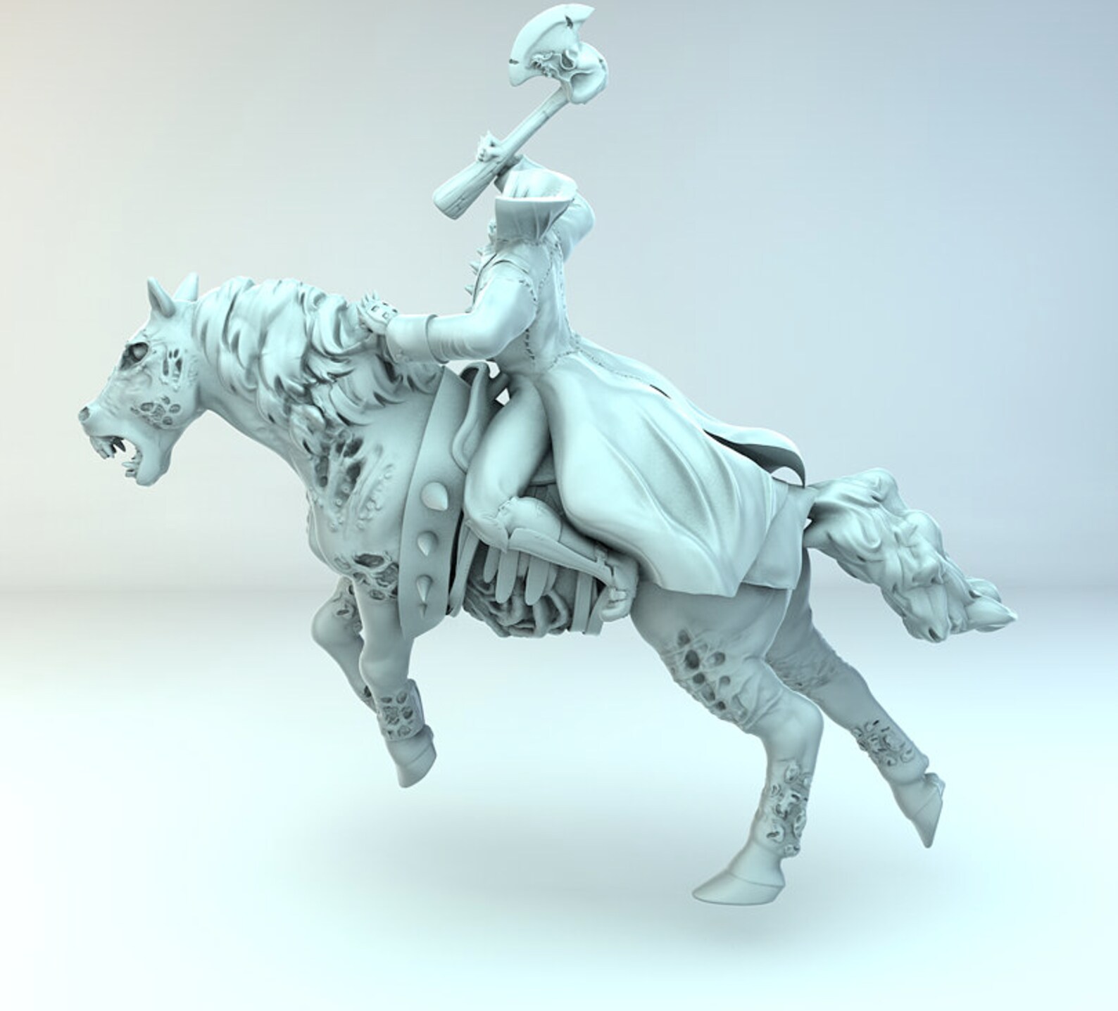 Headless Horseman Perfect for D&D Dungeons and Dragons - Etsy