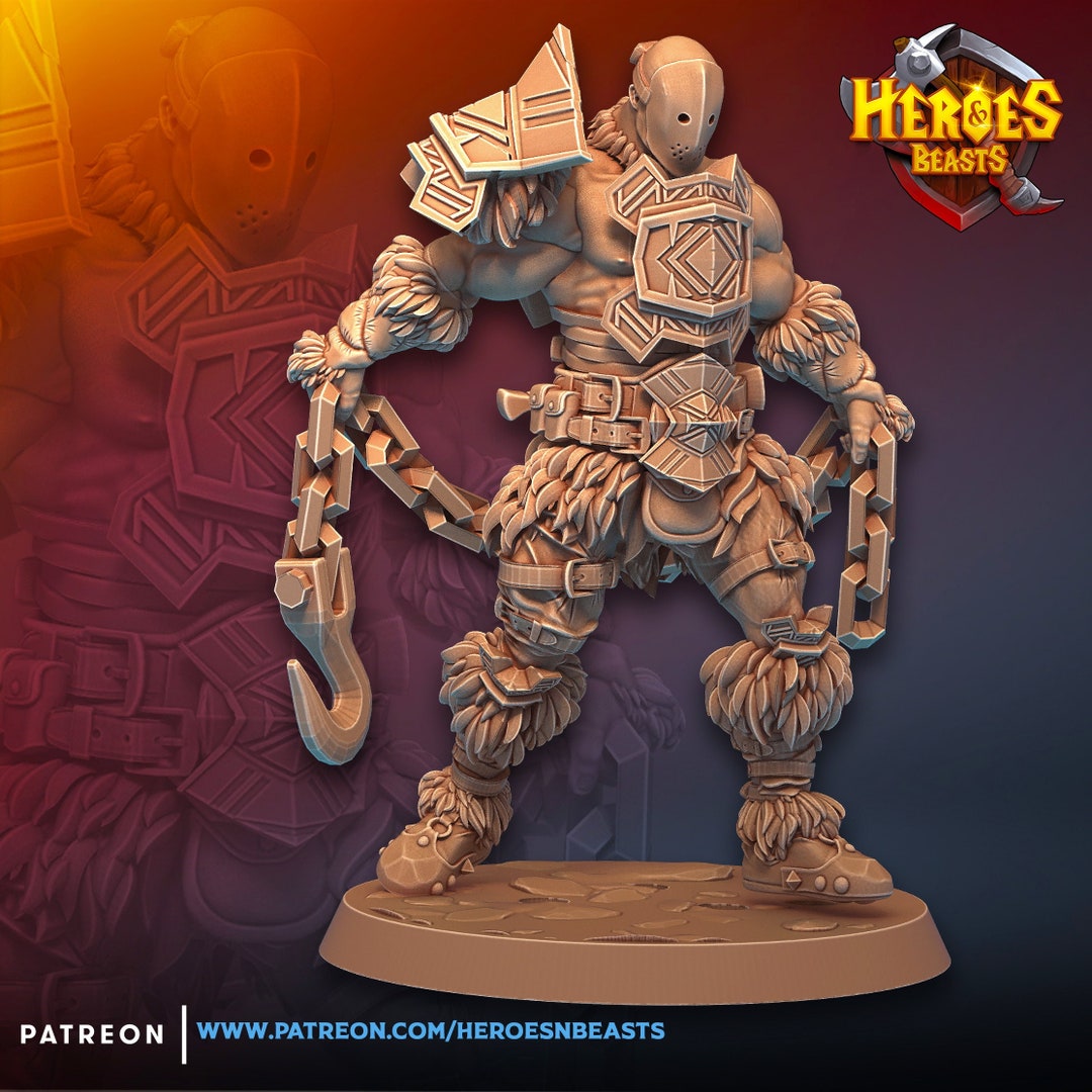 Goliath Gladiator • Digital Stl for 3d Printing• D&D Dungeons and ...