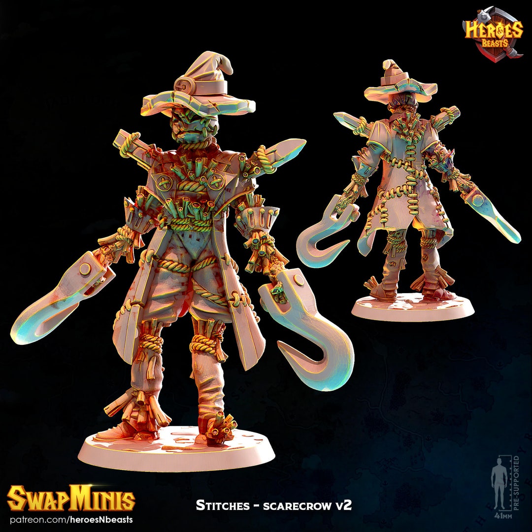 Scarecrow Classic V2 Miniatures for D&D Dungeons and Dragons Tabletop ...
