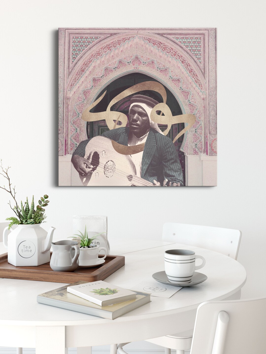 Arabic Singer Print, Vintage Wall Art,arabic Celebrity Art, Oud Wall ...