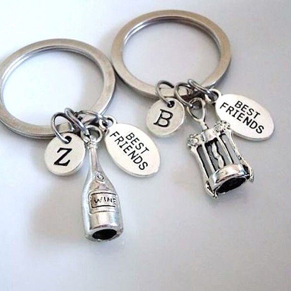 Best Friend Keychain - Etsy