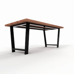 Heavy Duty Metal Table Base: Modern Steel Frame, DIY Furniture, F6 - Etsy