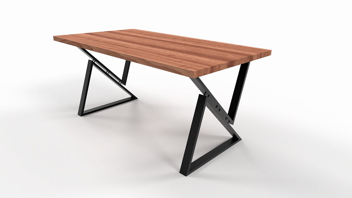 Z-shape Table Base Metal Table Base Kitchen Table Legs | Etsy