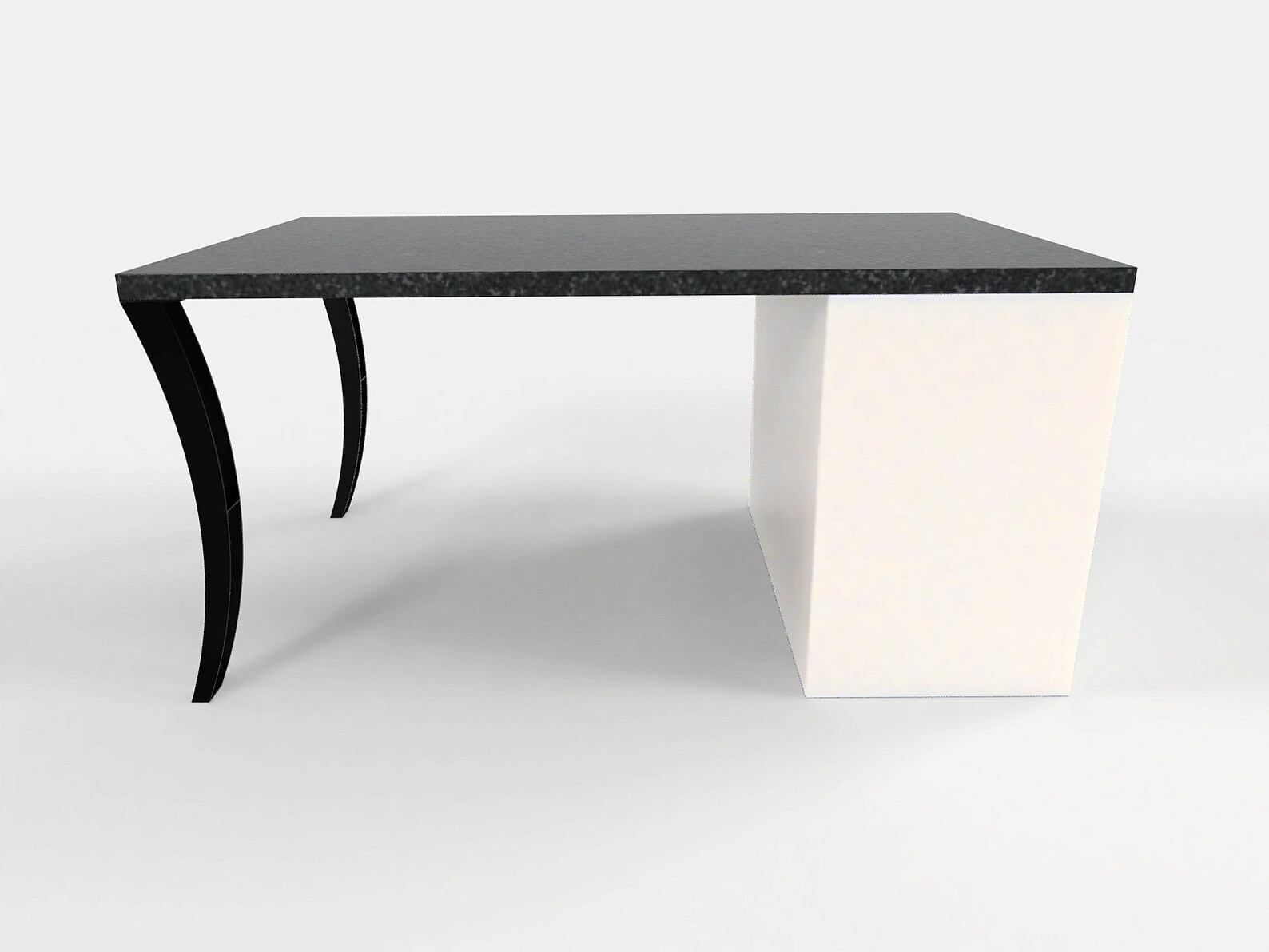 Arc-shape Countertop Legs: Powder Coated Steel Kitchen & Bar Height ...
